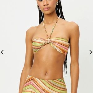 Frankies Bikinis Katerina Halter Bikini Top - Gem